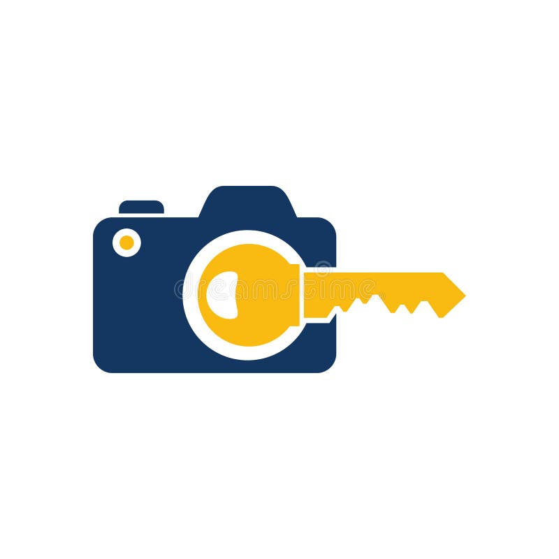 Key Camera Logo Icon Design Stock Vector - Illustration of logo, house ...