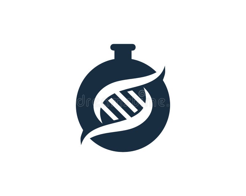 Lab Dna Logo Icon Design stock vector. Illustration of laboratory ...