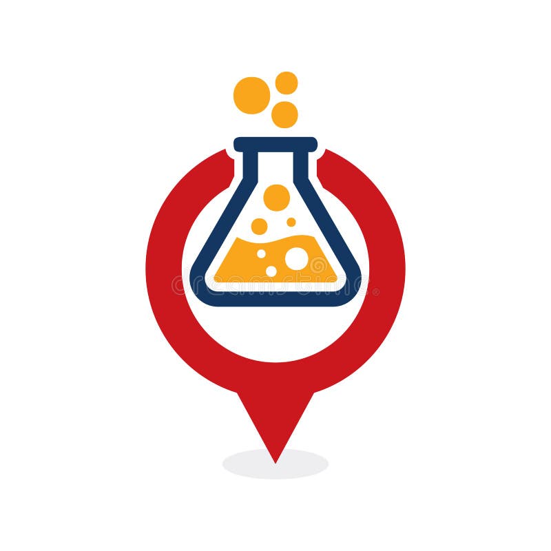 Lab Point Logo Icon Design stock vector. Illustration of company ...