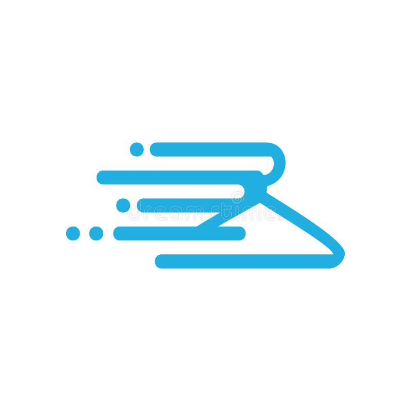 Laundry Speed Logo Icon Design Stock Vector - Illustration of cotton ...