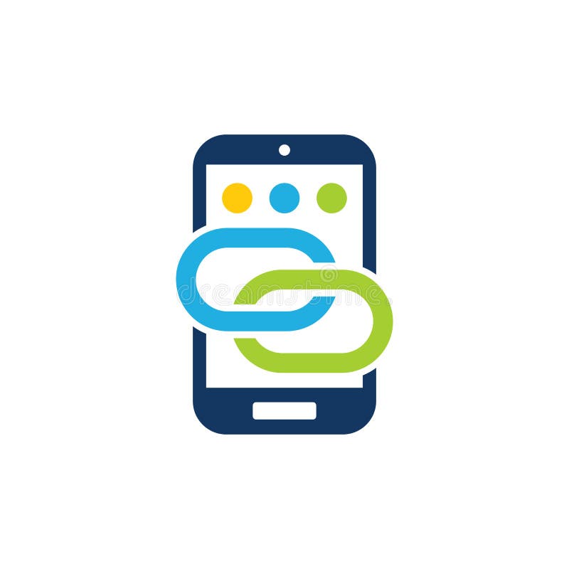 Link Mobile Logo Icon Design Stock Vector - Illustration of business ...