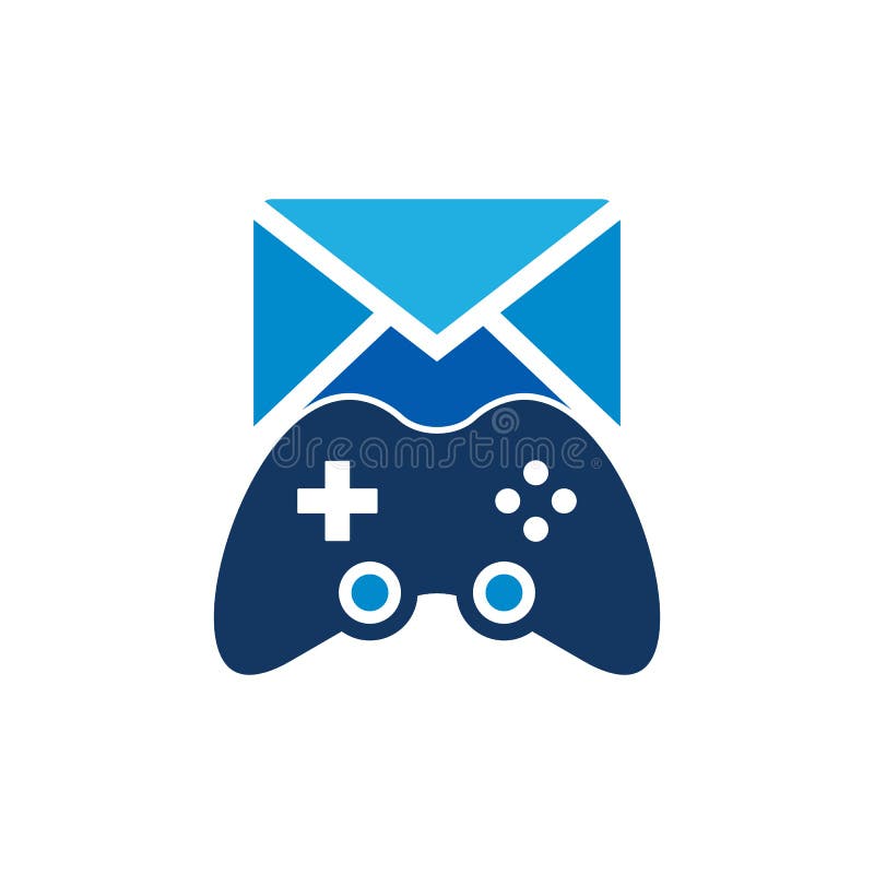 Mail Game Logo Icon Design stock vector. Illustration of entertainment ...