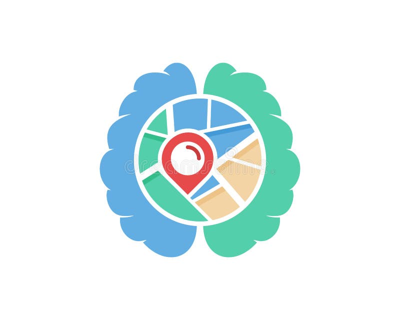 Mind Map Logo Icon Design stock vector. Illustration of branding ...
