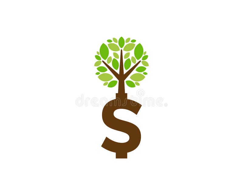 Money Tree Logo Icon Design Stock Vector - Illustration of creative ...