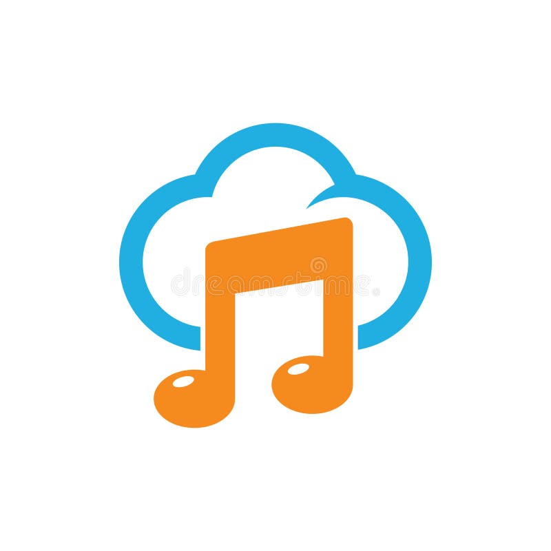 Music Cloud Logo Icon Design Stock Vector - Illustration of data ...