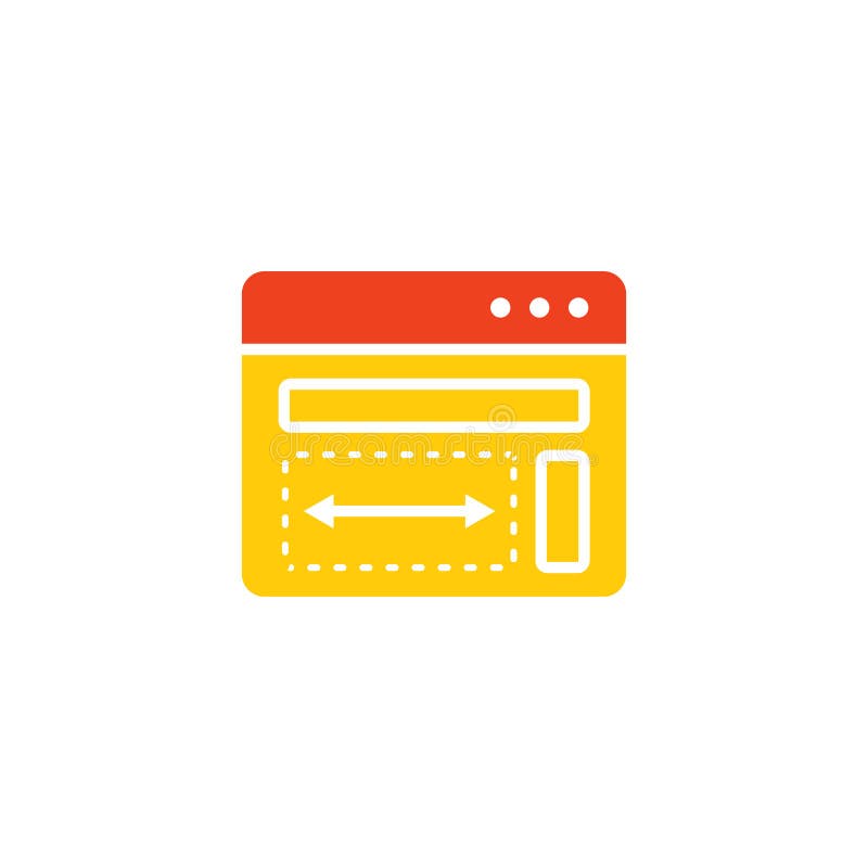 Online Web Logo Icon Design Stock Vector - Illustration of sign ...