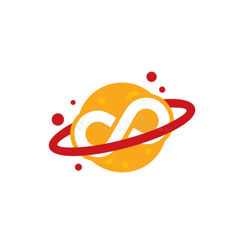 Planet Infinity Head Logo Icon Design Stock Vector - Illustration of ...