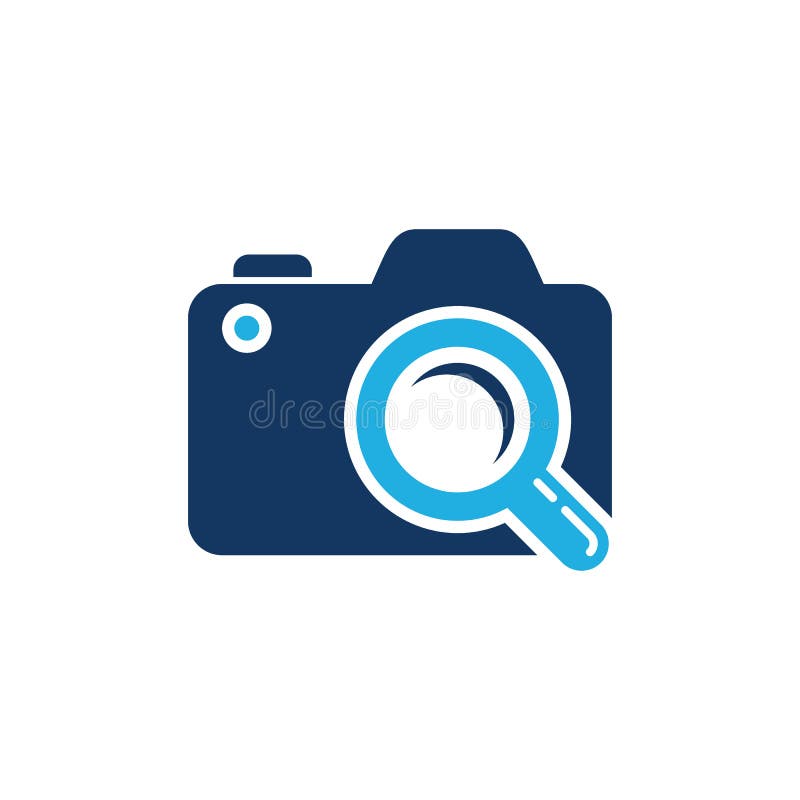 Search Camera Logo Icon Design Stock Vector - Illustration of logotype ...