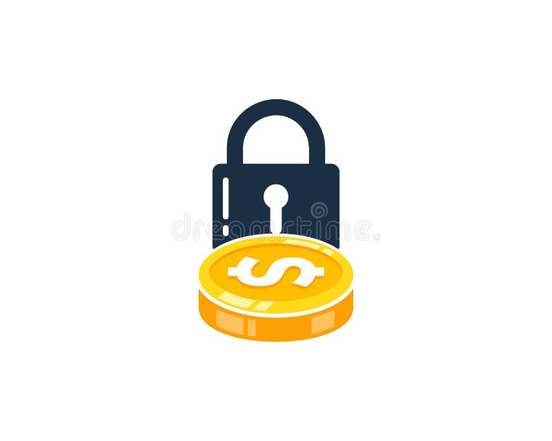 Security Coin Logo Icon Design Stock Vector - Illustration of privacy ...
