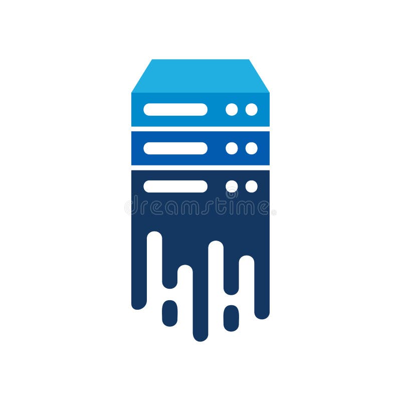 Server Database Logo Icon Design Stock Vector - Illustration of modern ...