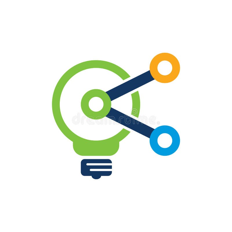 Brain Share Icon Logo Design Element Stock Vector - Illustration of ...