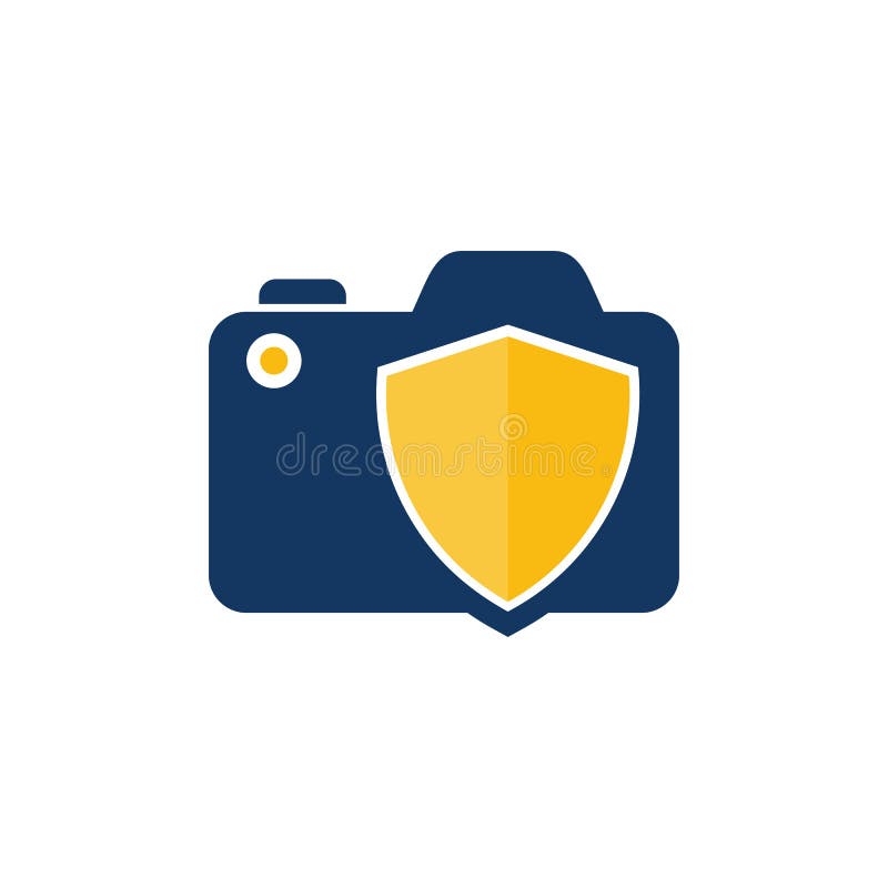 Shield Camera Logo Icon Design Stock Vector - Illustration of graphic ...