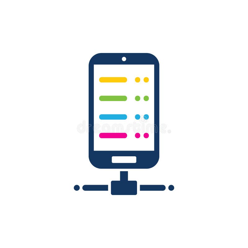 Computer Smartphone Logo Icon Design Stock Vector - Illustration of ...