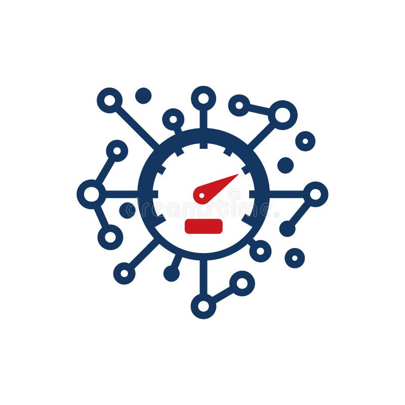 Tech Speed Logo Icon Design Stock Vector - Illustration of global ...