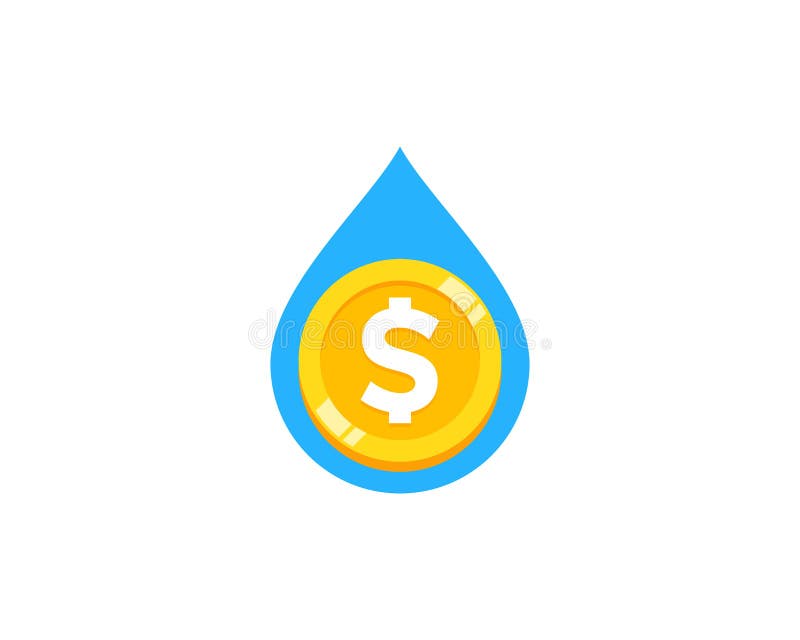 Splash Coin Logo Icon Design Stock Vector - Illustration of icon, hydro ...