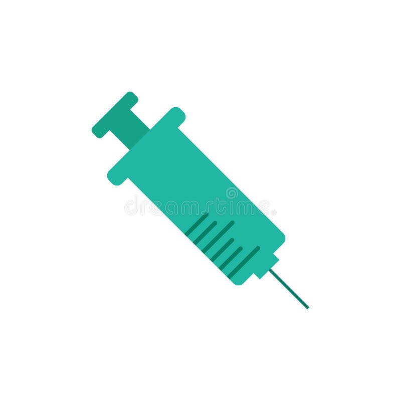 Syringe Logo Icon Design stock vector. Illustration of business - 128546049