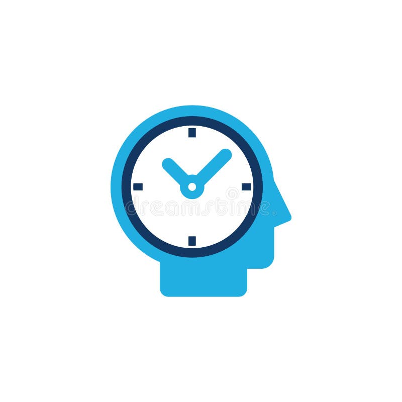 Time Head Logo Icon Design stock vector. Illustration of intelligence ...