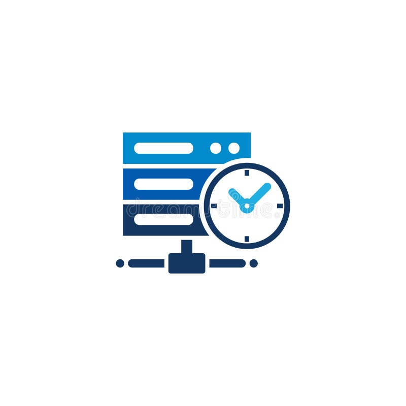 Time Database Logo Icon Design Stock Vector - Illustration of hardware ...