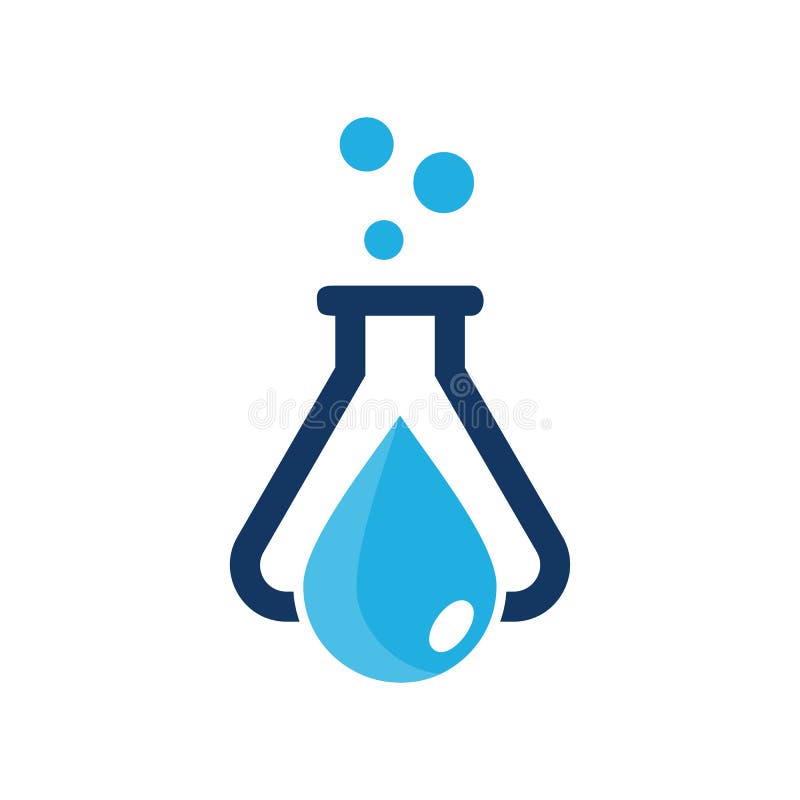 Water Lab Logo Icon Design stock vector. Illustration of identity ...