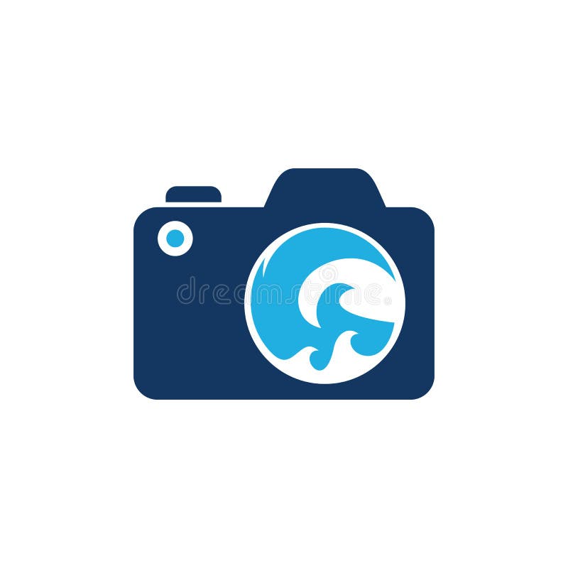 Wave Camera Logo Icon Design Stock Vector - Illustration of marine ...