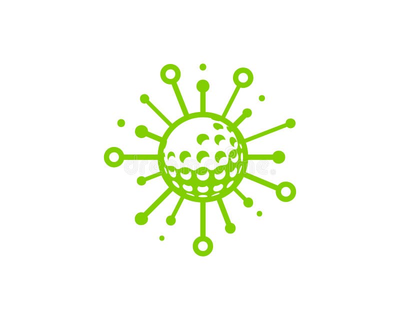 Digital Golf Logo Icon Design Stock Vector - Illustration of idea, link ...