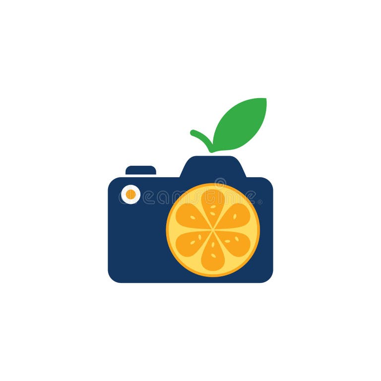 Fruit Camera Logo Icon Design Stock Vector - Illustration of icon ...