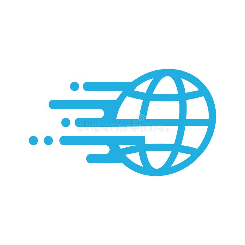 Globe Computer Logo Icon Design Stock Vector - Illustration of global ...