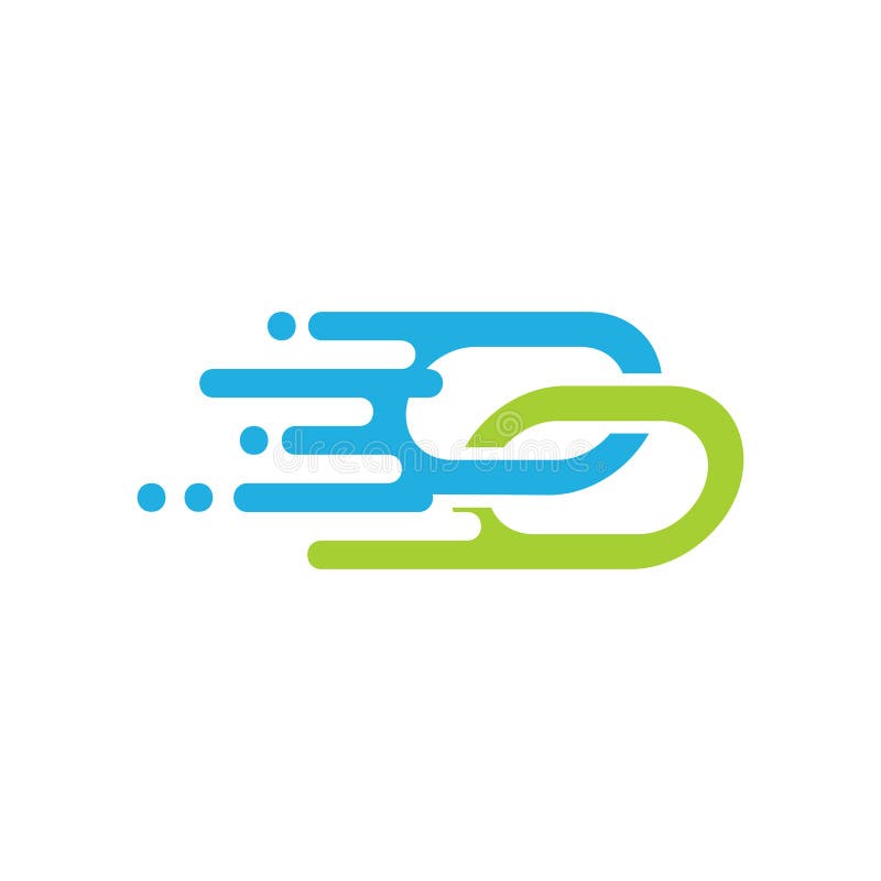 Sky Speed Logo Icon Design stock illustration. Illustration of fast ...