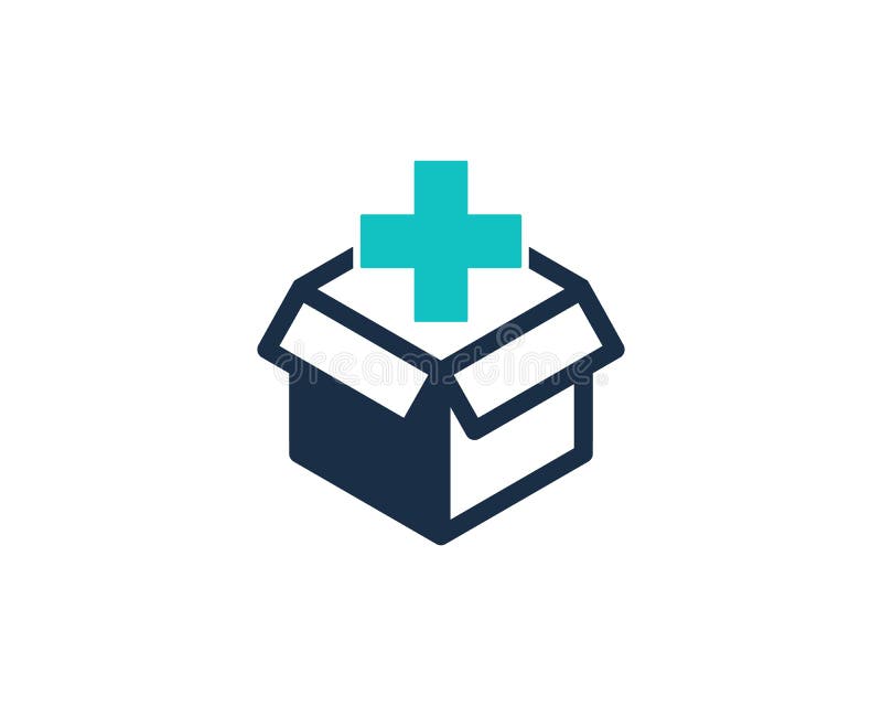 Medical Box Logo Icon Design Stock Vector - Illustration of logotype ...