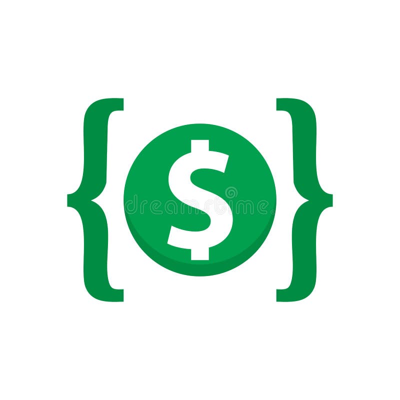 Money Code Logo Icon Design Stock Vector - Illustration of abstract ...