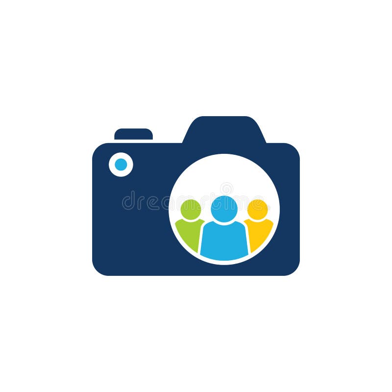 People Camera Logo Icon Design Stock Vector - Illustration of corporate ...