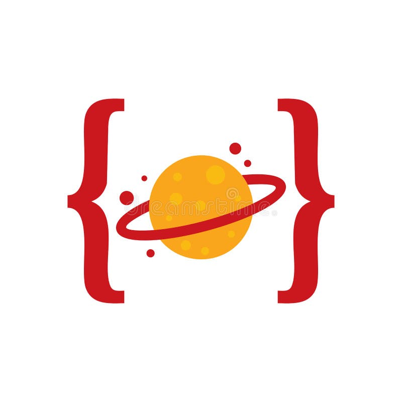 Planet Code Logo Icon Design Stock Vector - Illustration of earth ...