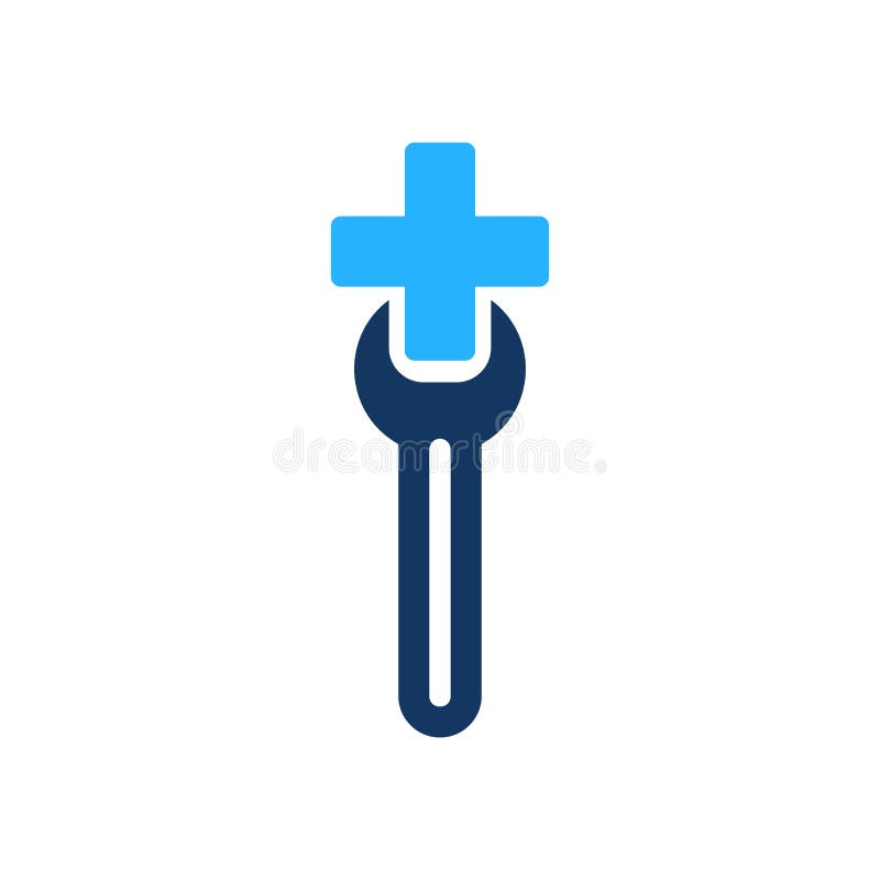Medical Repair Logo Icon Design Stock Vector - Illustration of ...