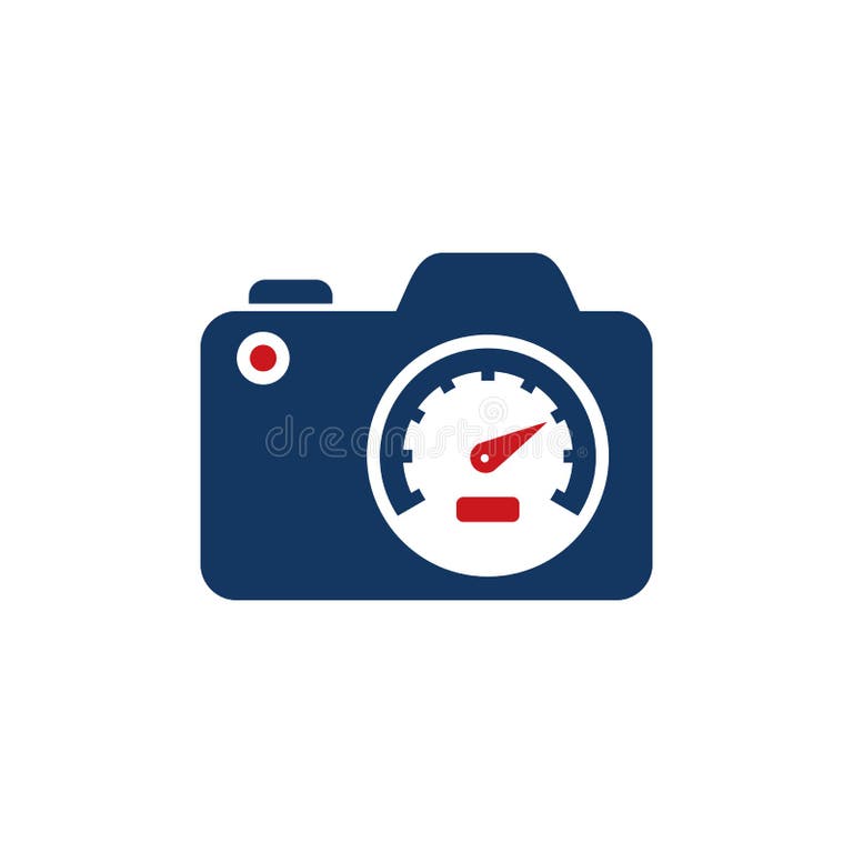 Speed Camera Logo Icon Design Stock Vector - Illustration of idea ...