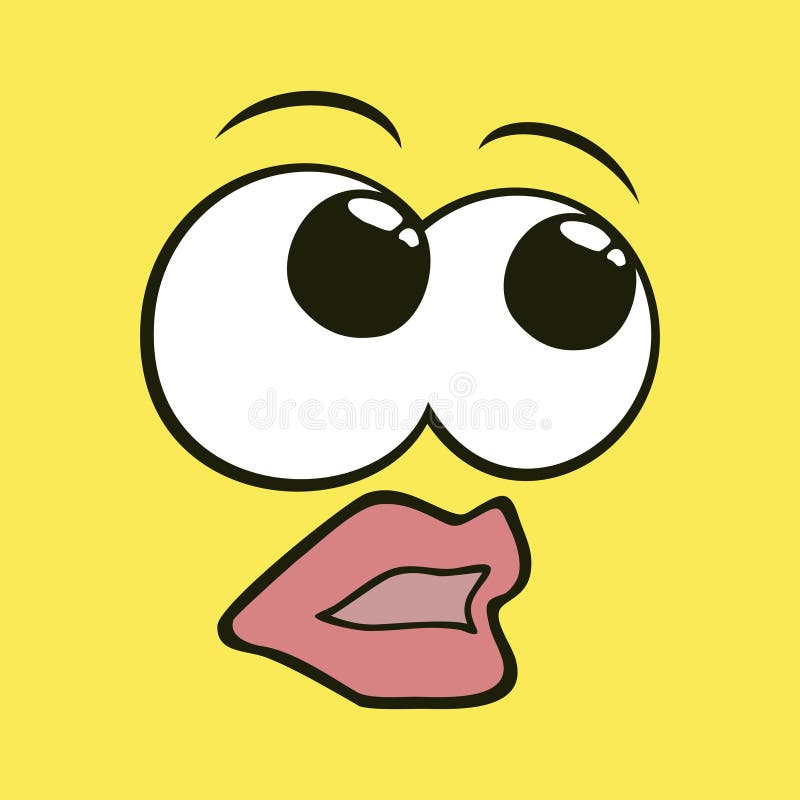 Set of Cartoon Eyes Looking in All Directions Stock Vector ...