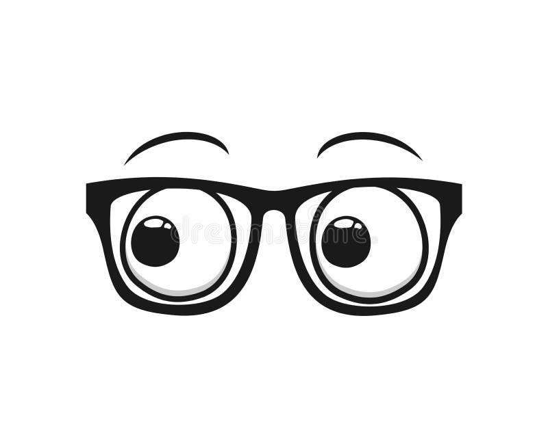 Set of Cartoon Eyes Looking in All Directions Stock Vector ...