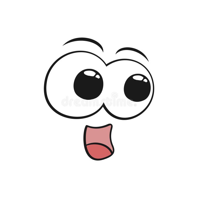 Set of Cartoon Eyes Looking in All Directions Stock Vector ...