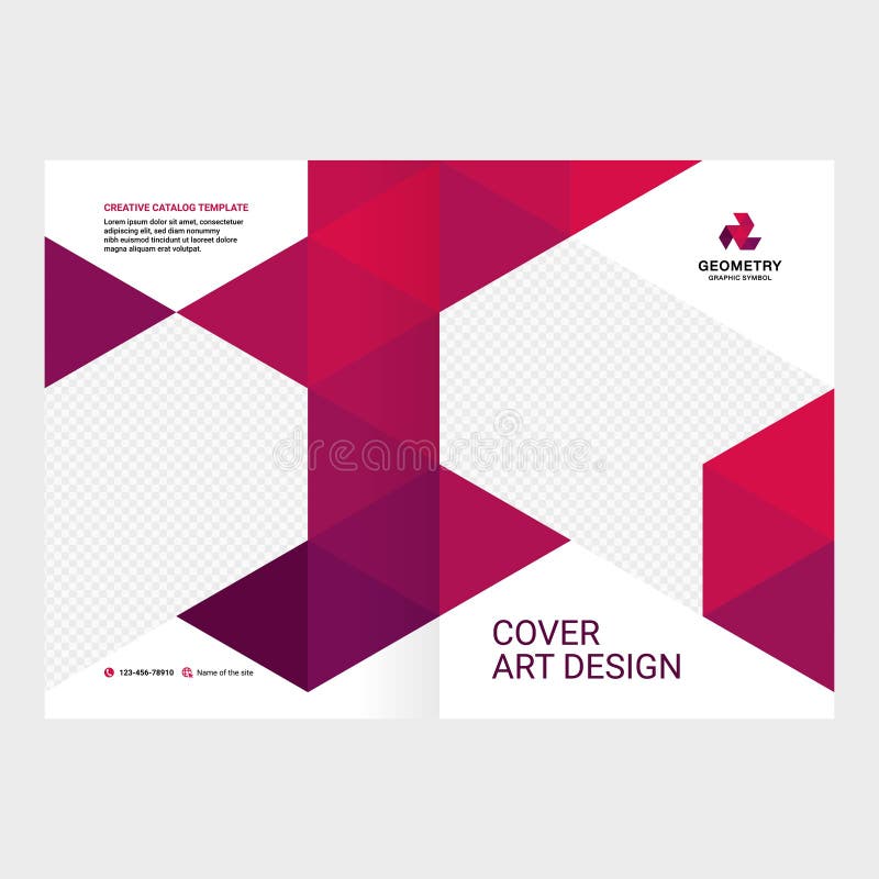 Design of Catalog Cover, Booklet, Flyer, Creative Composition of ...