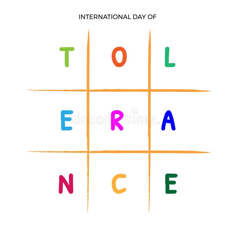 Design for Celebrating International Day of Tolerance Stock Vector ...