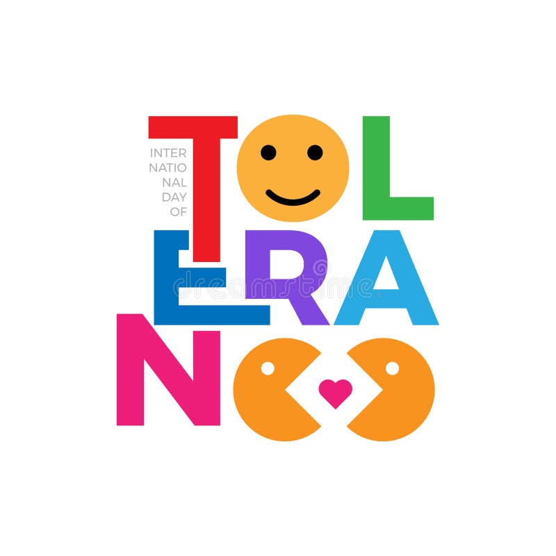 Design for Celebrating International Day of Tolerance Stock Vector ...