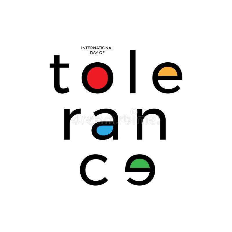 Design for Celebrating International Day of Tolerance Stock Vector ...