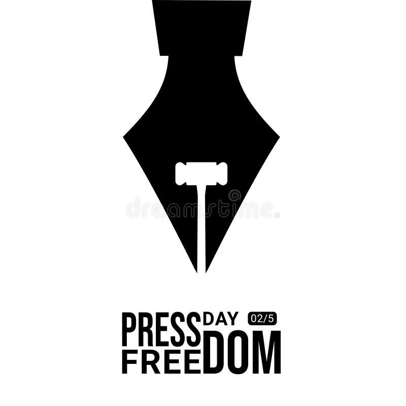 Design for Celebrating World Press Freedom Day Stock Vector ...