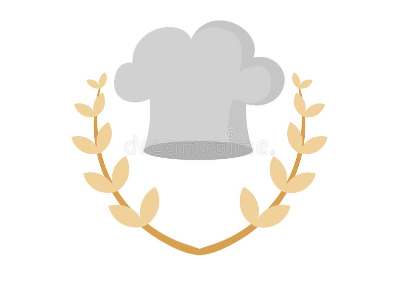 Design with a Chef Theme with a Simple and Modern Design Stock Vector ...