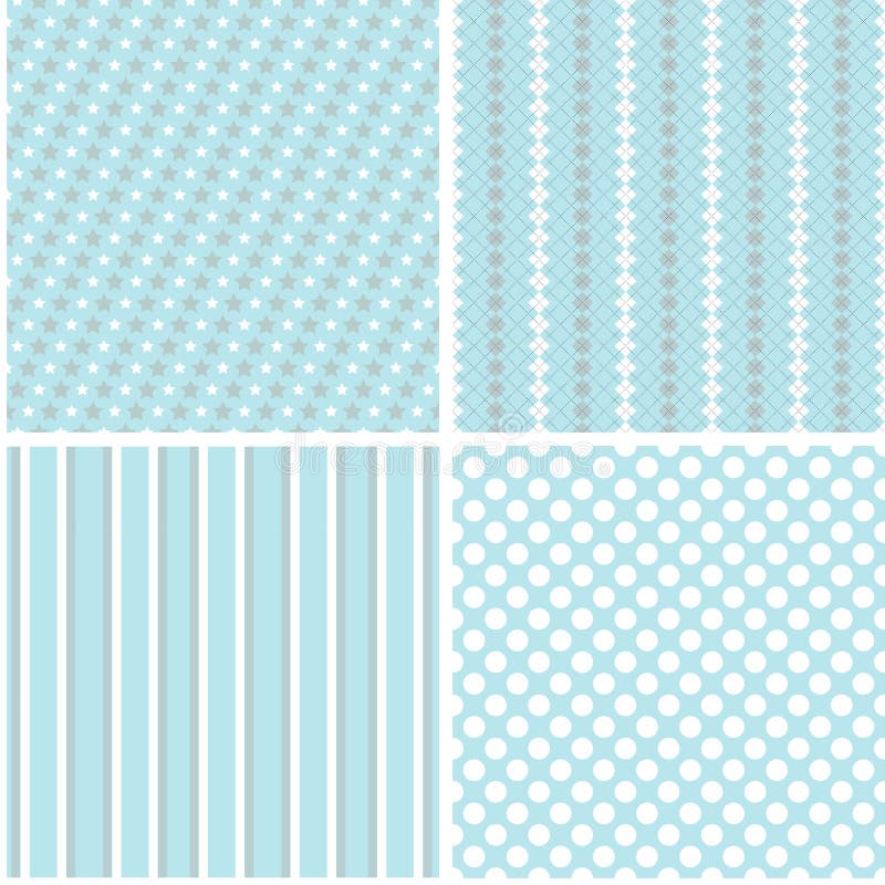 Chic Different Vector Seamless Patterns (tiling) Stock Vector ...