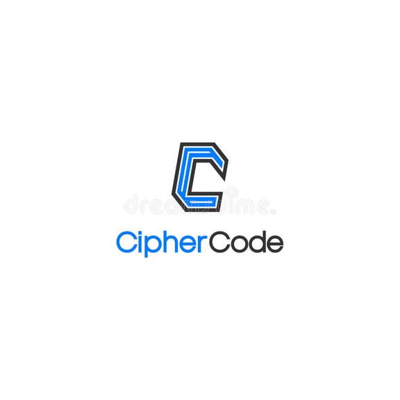 Cipher Code Tech Logo Design Stock Illustration - Illustration of ...