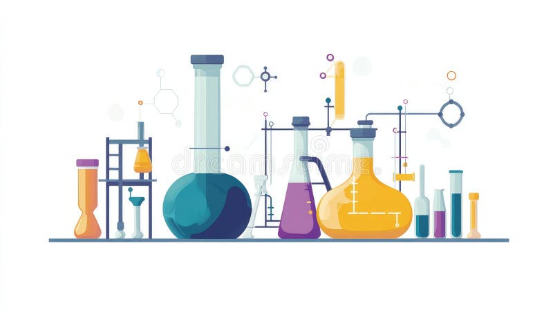 Design Clean Infographic of Disassembled Chemical Compound Stock ...