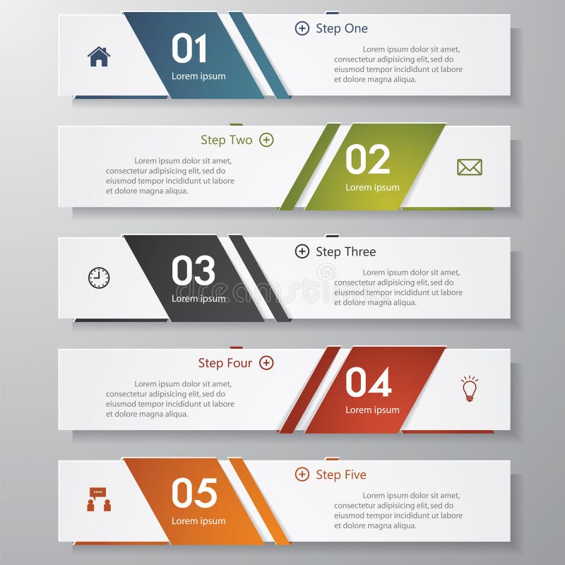 Design Clean Number Banners Template/graphic. Vector. Stock ... Design Clean Number Banners Template/graphic. Vector. Stock ...