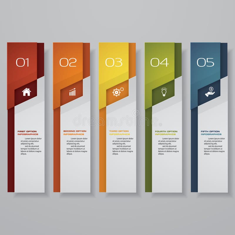 Design Clean Number Banners Template. Vector Stock Vector ...