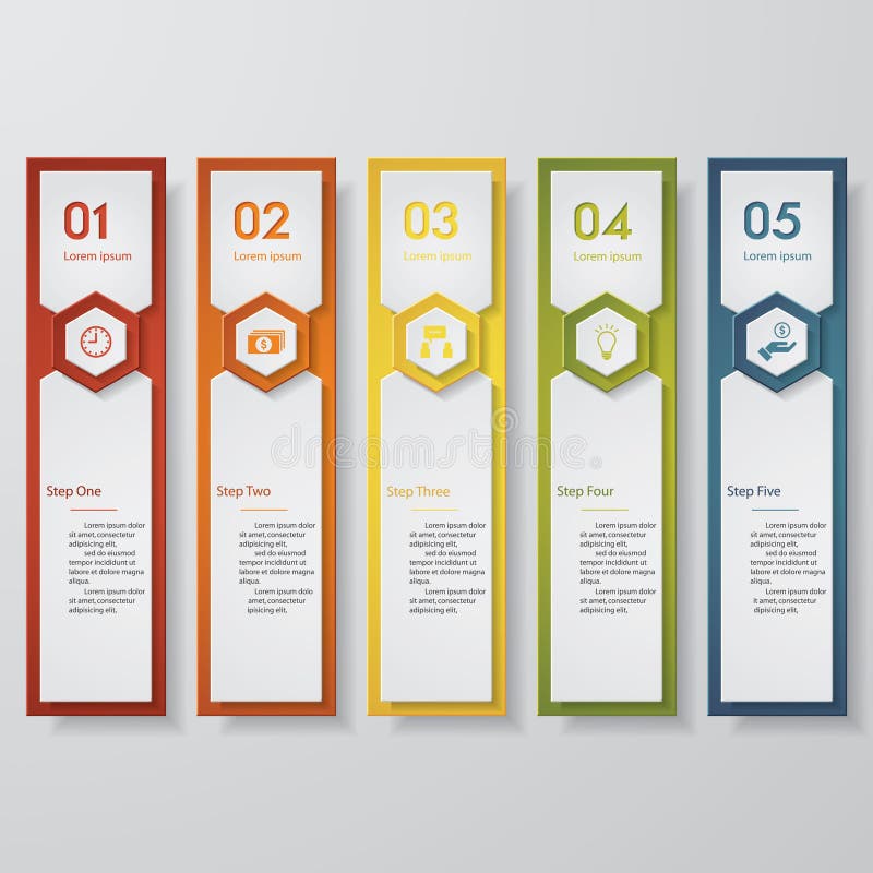 Design Clean Number Banners Template. Vector. Stock Vector ...