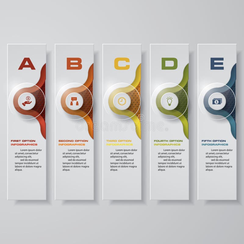 Design Clean Number Banners Template. Vector. Stock Vector ...